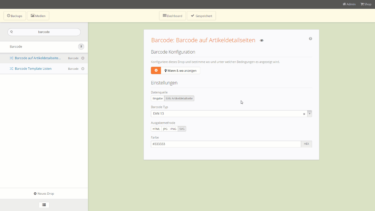 Custom Drop Showcase - Barcode Drop | Blog - Kreativkonzentrat Store